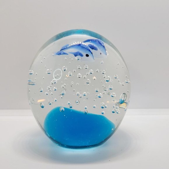 Other | Swimming Dolphin Paperweight | Poshmark